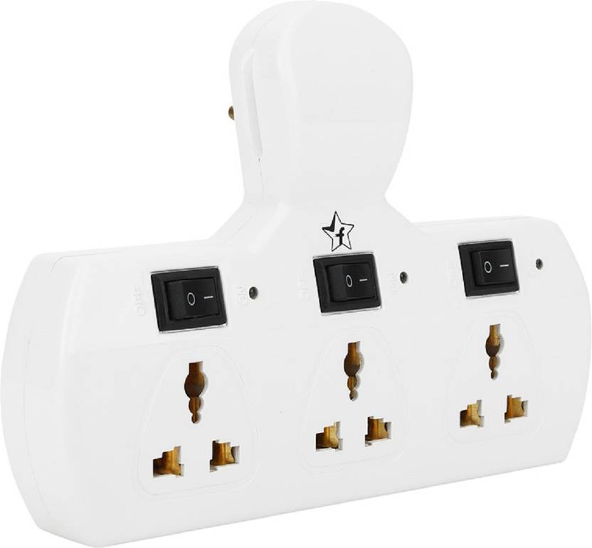 Flipkart SmartBuy Extension Boards 3 Sockets 3 Individual Switches 3 ...