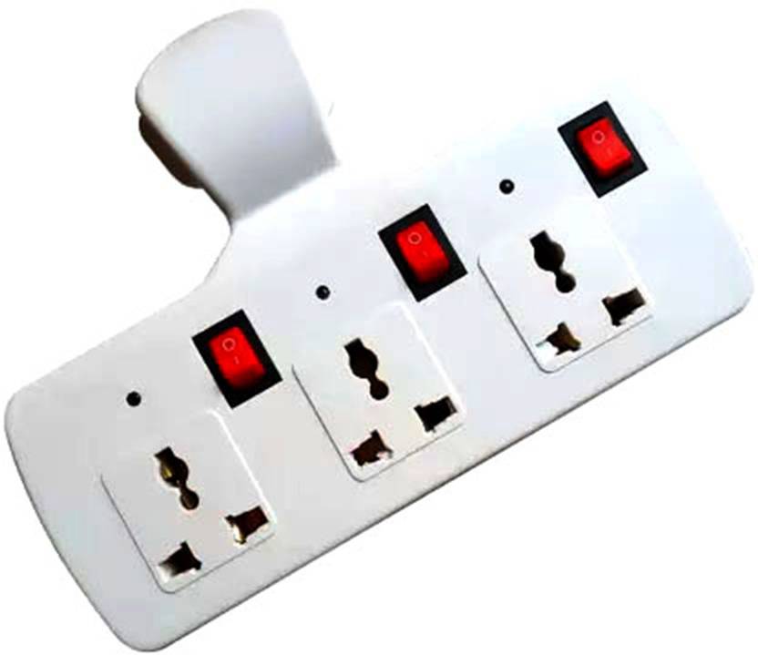 SPERO Multiplug with Individual Switches, Indicators 3 Sockets multi ...