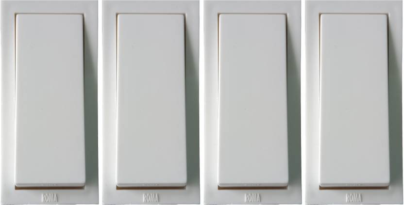 ANCHOR ROMA Classic Modular Switches 4 10 A One Way Electrical Switch ...