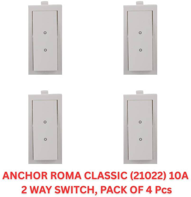 ANCHOR ROMA CLASSIC (21022) 10 A Two Way Electrical Switch Price in ...