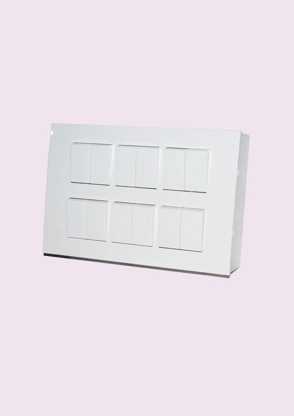 ANCHOR Penta 12 Modular Switch Board (12 switch with Surface box) Wall ...