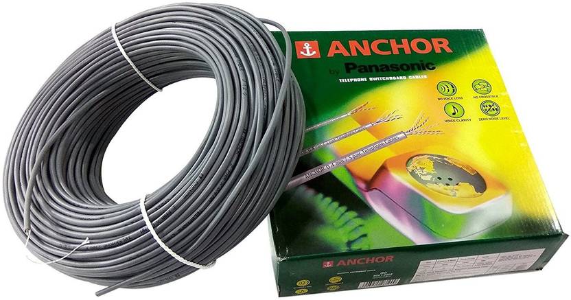ANCHOR 2 Pair 0.4MM Telephone Cable 0.4 sq/mm Grey 90 m Wire Price in ...