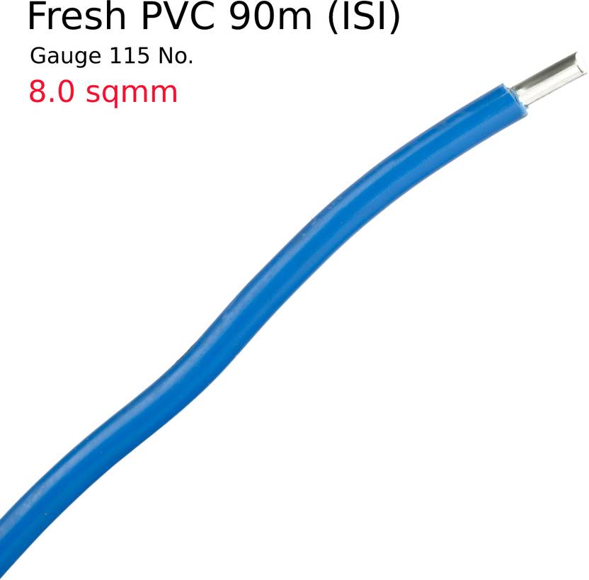 SUPER GEC 8.0 mm ISI Agriculture Single Solid Aluminium Conductor Cable ...