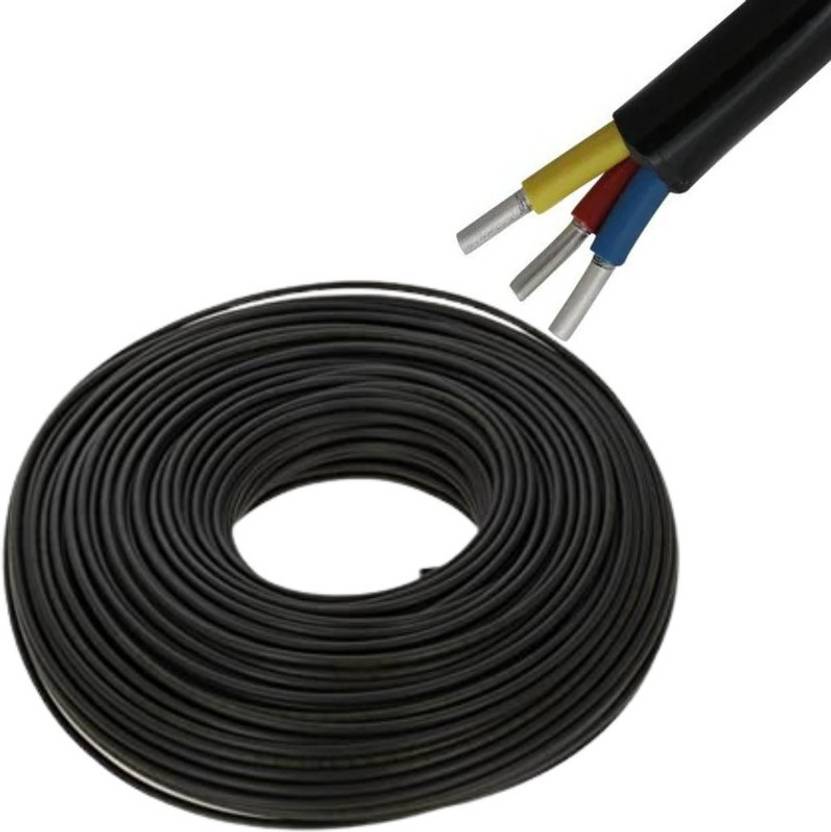 Rhobos 6MM 3Core 6 sq/mm Black 90 m Wire Price in India - Buy Rhobos ...