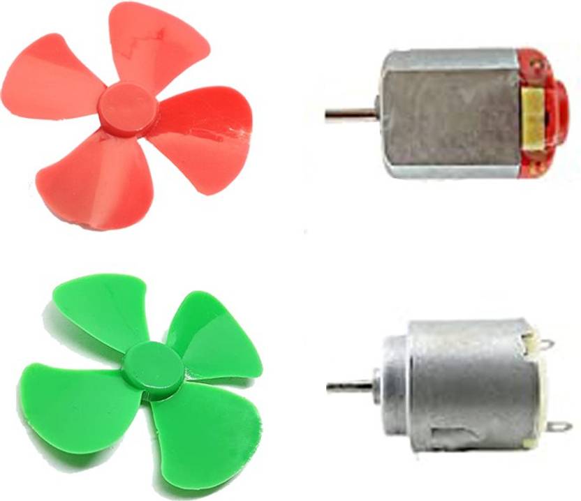 TZZOT Science Project Kit Dc Motor with Propeller for Students / Kids ...