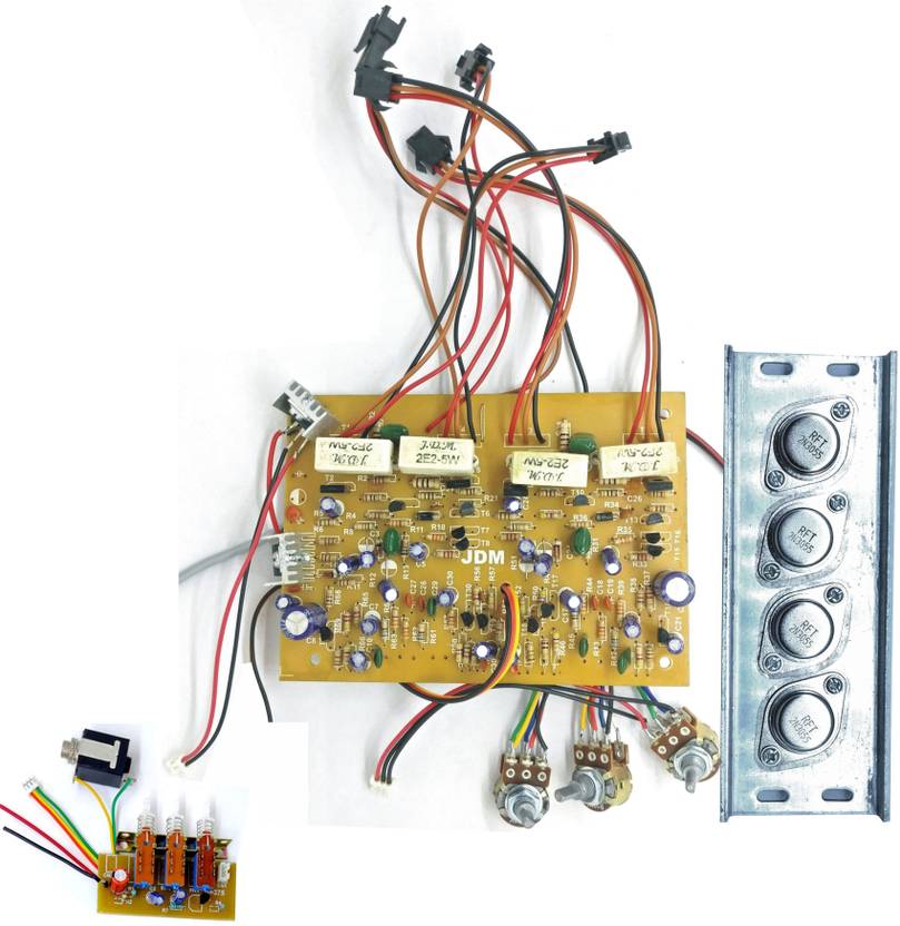 TECH AND TRADE 3055 based Audio Amplifier Circuit with Transistor ...