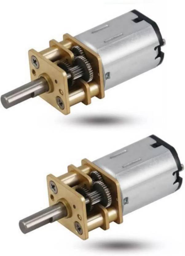Spire Pack of 2 N20 3.7V DC Motor 3.7V 6V Micro Gear Reduction with 30: ...