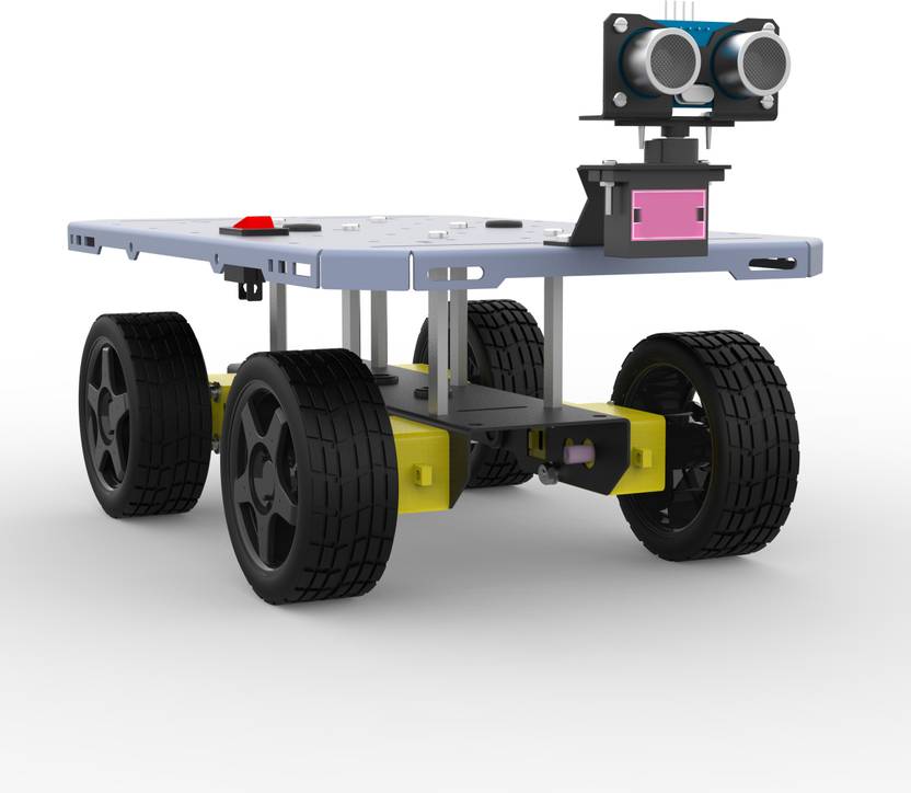 AM ROBOTICS ROVER 4WD BO SERIES 4 METAL CHASSIS DIY PROJECT ROBO KIT ...
