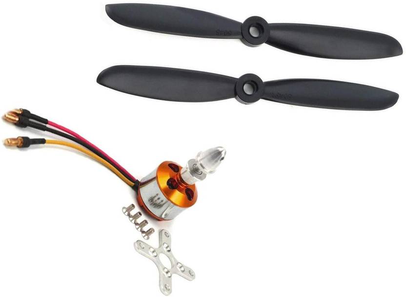 INVENTO 1Pcs 800KV BLDC Brushless Motor + 5045 5x4.5 5 inch Propeller ...
