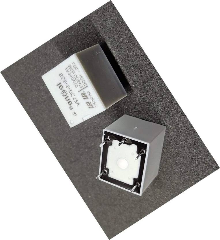 INVENTO 10pcs 12V DC Relay 5 Pin 12V 7A Current Sugar Cube PCB Mount ...