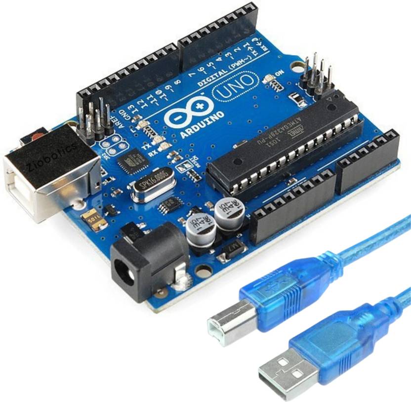 Ziobotics Arduino UNO R3 Board Compatible with ATmega328P | Arduino IDE Micro Controller Board ...