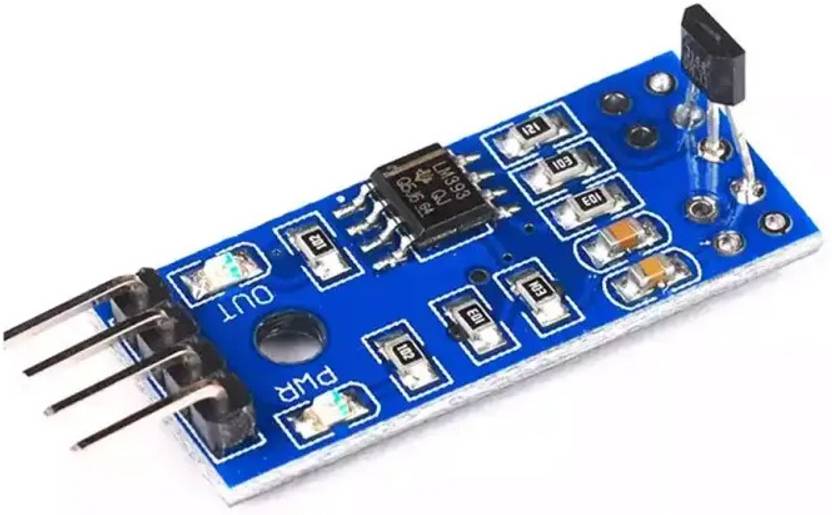EmbeTronicX Hall Sensor Module LM393 Linear Hall Effect Automotive ...