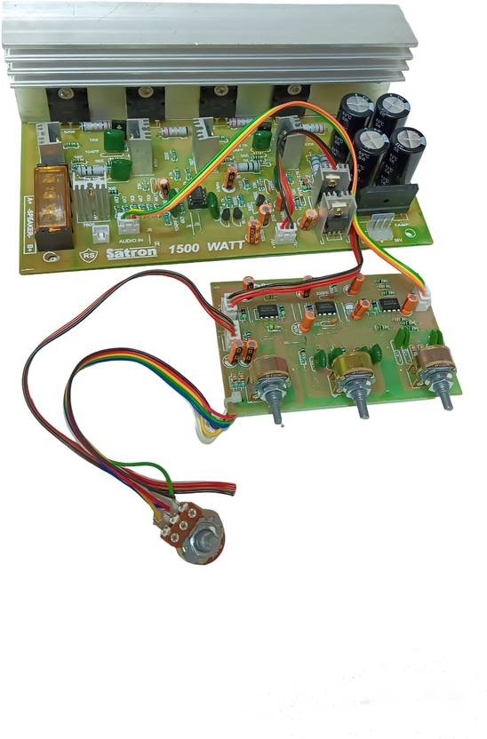 RS SATRON 200 watt Stereo Amplifire Board Using Mosfit (2sc5200 2sa1943 ...