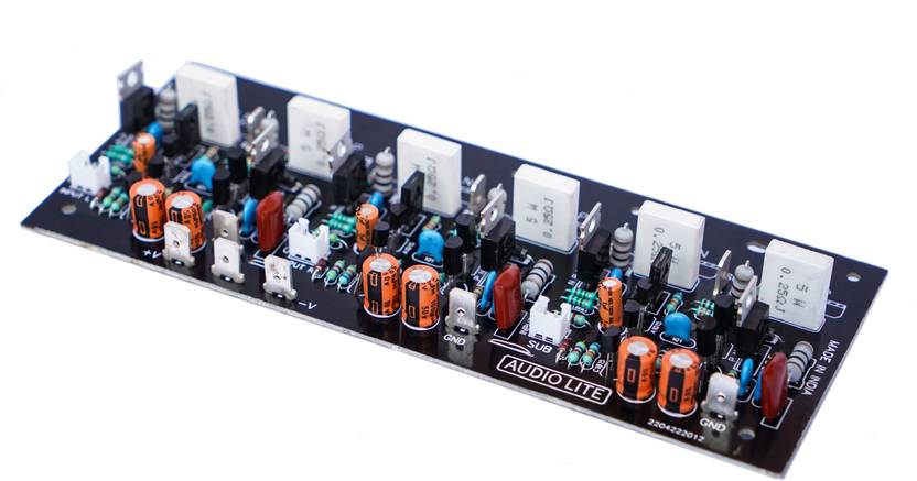 AUDIO LITE 300 Watt 3 Channel Amplifier Board for 2SC5200 + 2SA1943 ...