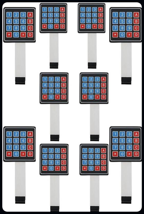 R&D Matrix Keypad Membrane Switch 4×4 |16 Key Switch keypad Module ...