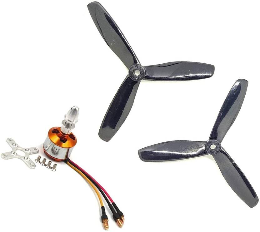 INVENTO 1Pcs 1200KV BLDC Brushless Motor + 5045 5x4.5 5 inch 3 Blade ...