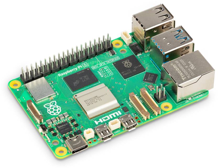 Electronixmart Raspberry Pi 5 Model 8GB Micro Controller Board ...