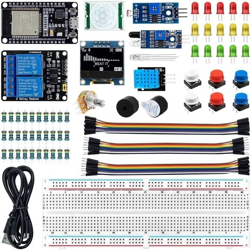 Electrobot ESP-32S WiFi IOT Development Board Starter Kit Basic ...