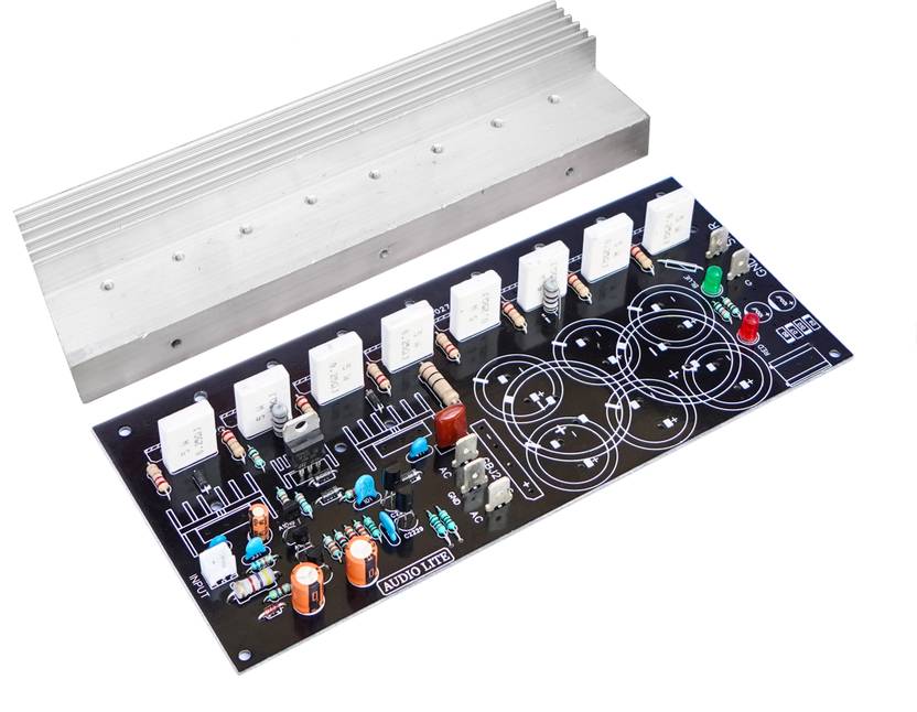 AUDIO LITE 400W RMS Mono Amplifier Board for 2SC5200 + 2SA1943 with ...