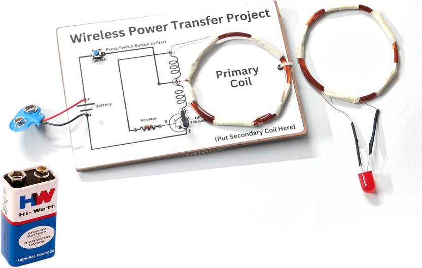 Esptronics Wireless Power Transmission Project Mutual Induction for ...