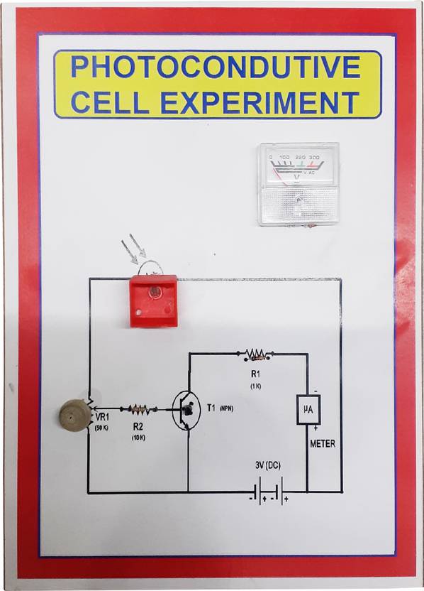 MELODY's Photo-Conductive Cell Experiment / Physics Project & Model ...