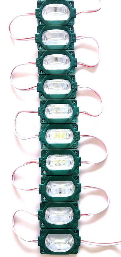 Howay 10-Pieces (GREEN) DC 12 Volt 1.5 Watt Half Moon Shape LED Light ...