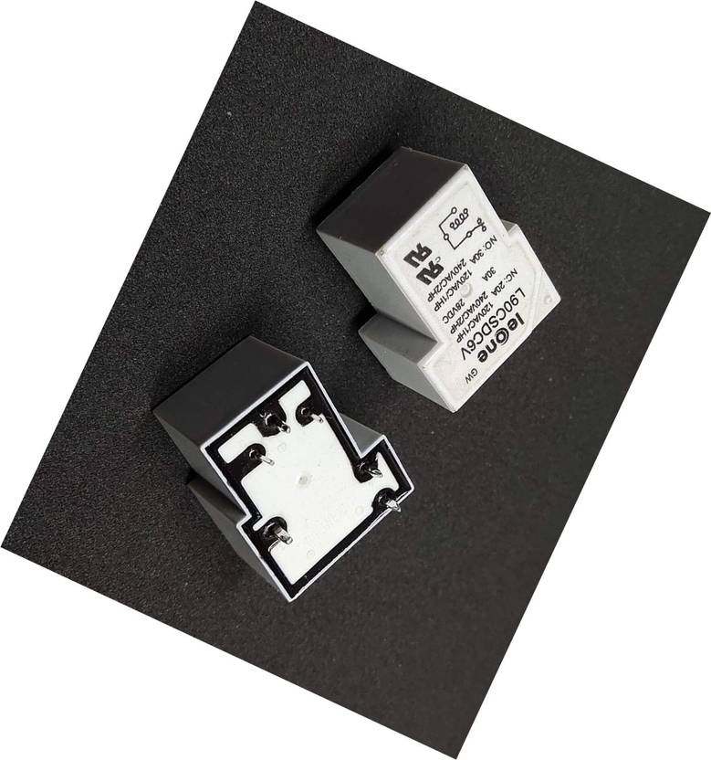 INVENTO 4pcs 6V DC Relay 6 Pin 6V 30A T Shaped PCB Mount Relay SPDT Relay Automotive Electronic ...