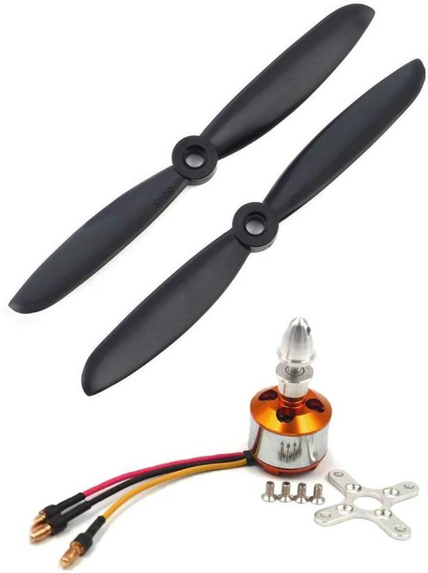 INVENTO 1Pcs 1200KV BLDC Brushless Motor + 5045 5x4.5 5 inch Propeller ...