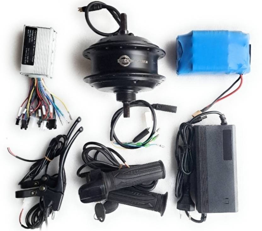 NAKS Electric cycle hub motor kit with battery 36v 250watt 5Ah ...