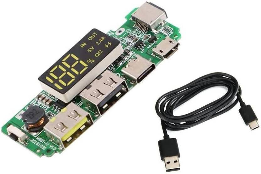 ERHIndia Power Bank Module Type-C Input and Micro USB Fast Charging ...