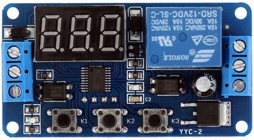 keertan kalp 12V LED Display Automation Digital Delay Timer Control ...