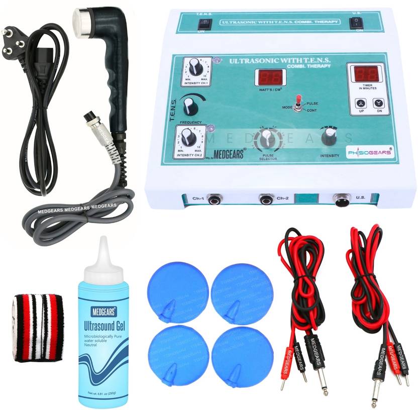 MEDGEARS Physiotherapy Machine Combination Electro Therapy Ultrasonic ...