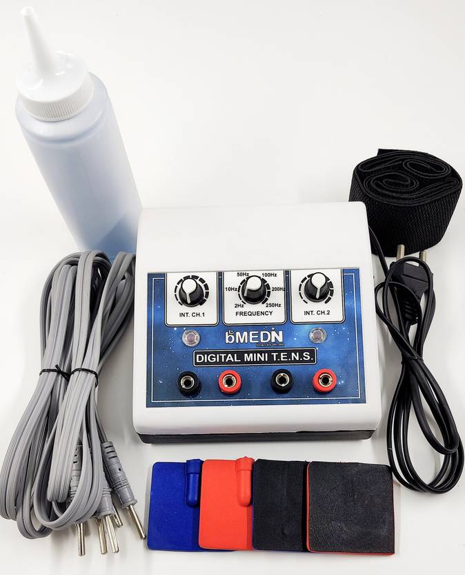 BMEDN Digital Mini TENS/Nerve Stimulator (2 Channel) Electrotherapy ...