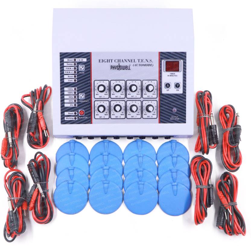 Physiowell 8 Channel Tens Auto Mode Physiotherapy Portable ...