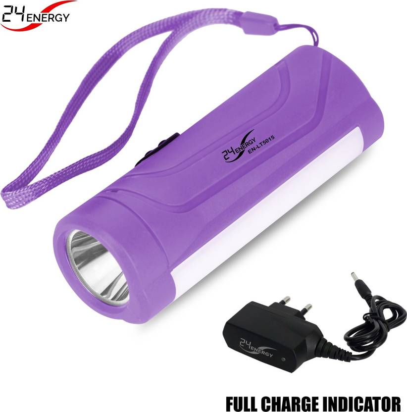 24 ENERGY Flashlight torch with Long Range Chargeable with Android ...
