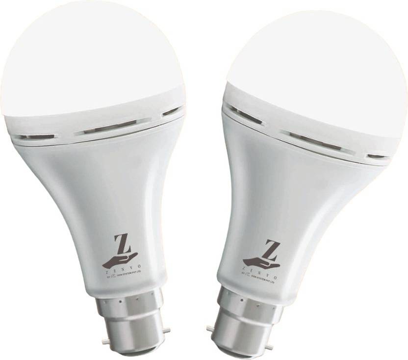 ZENVO 12W Inverter LED Bulb with Inbuilt Lithium-ion With Back-up 4 hrs ...