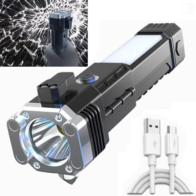 FLOSTRAIN Portable LED Flashlight Multifunctional Work Light 24 hrs ...