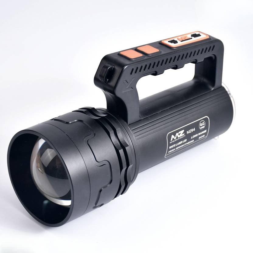 MZ M294 (RECHARGEABLE LED SEARCH LIGHT) 500W Laser LED, 7-14 Hours ...