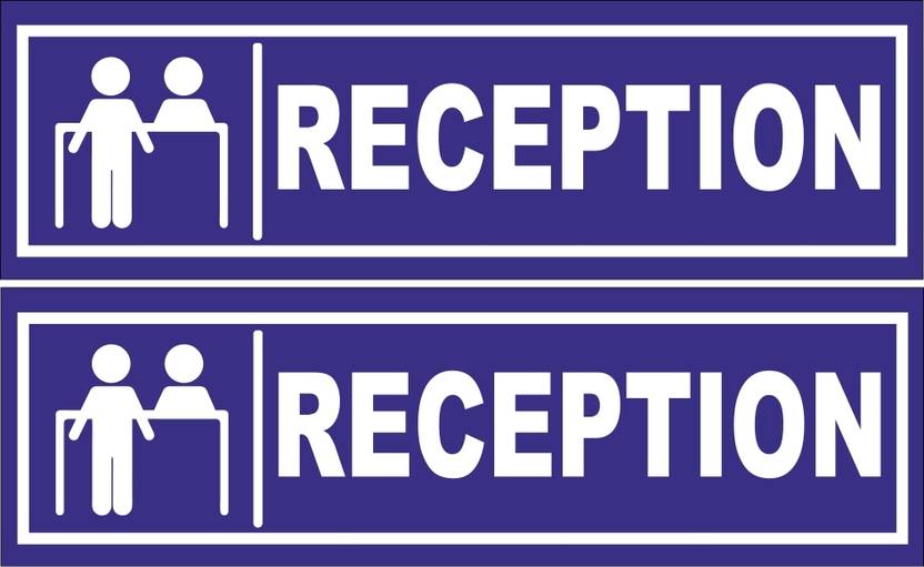 Ordershock Reception Sign Board for Mall, Colleges, Office Reception ...