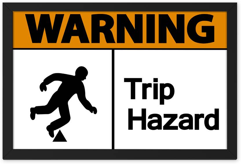 Ritwika's Warning Trip Hazard Emergency Sign Price in India - Buy ...