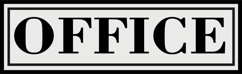 komstec Office Sign Board For Office Multicolor Sunboard 8x4 Inch ...