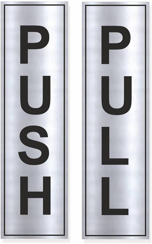 Signex Print Media Pull & Push Emergency Sign Price in India - Buy ...