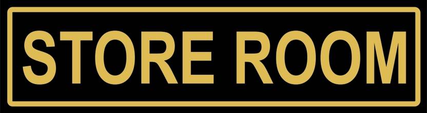 Ordershock Store Room Sign Board For Store room Self Adhesive Sunboard ...