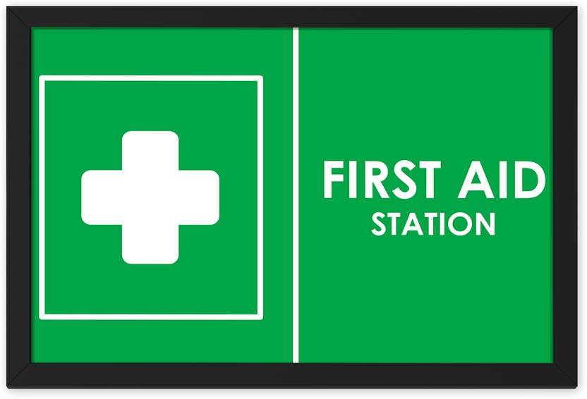 Ritwika's First Aid Station Sign Emergency Sign Price in India - Buy ...