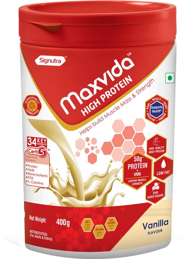 Maxvida High Protein to help build Muscle mass and strength in Adults ...