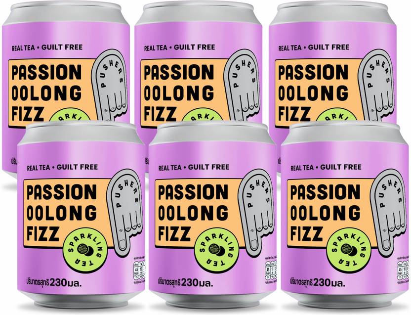 PUSHERS Passion Oolong Fizz- Healthy & Low-Calorie drink | No ...