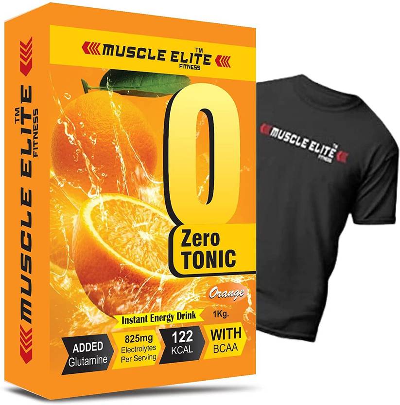 MUSCLE ELITE FITNESS Zerotonic Instant Energy Drink Formula, Extended ...