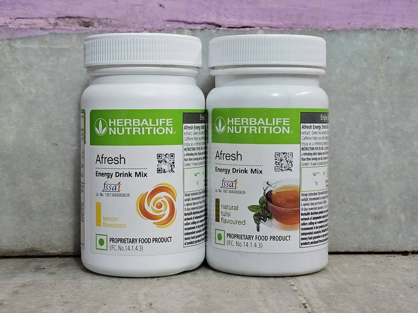 HERBALIFE herbalifee nurition Energy Drink TULSI &GINGER Afresh Sports ...