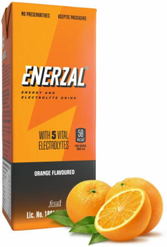 Enerzal Orange Flaverd Energy Drink Price in India - Buy Enerzal Orange ...