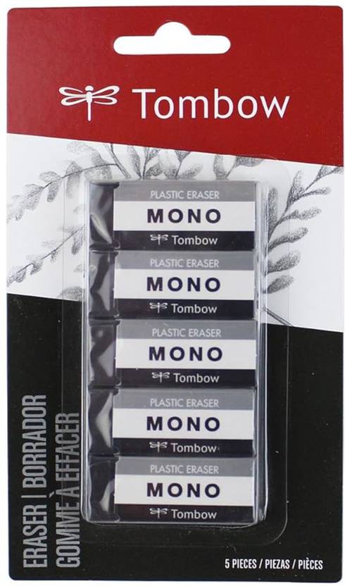 Flipkart.com | Tombow Eraser, Small, 5-Pack. Cleanly Removes Marks ...